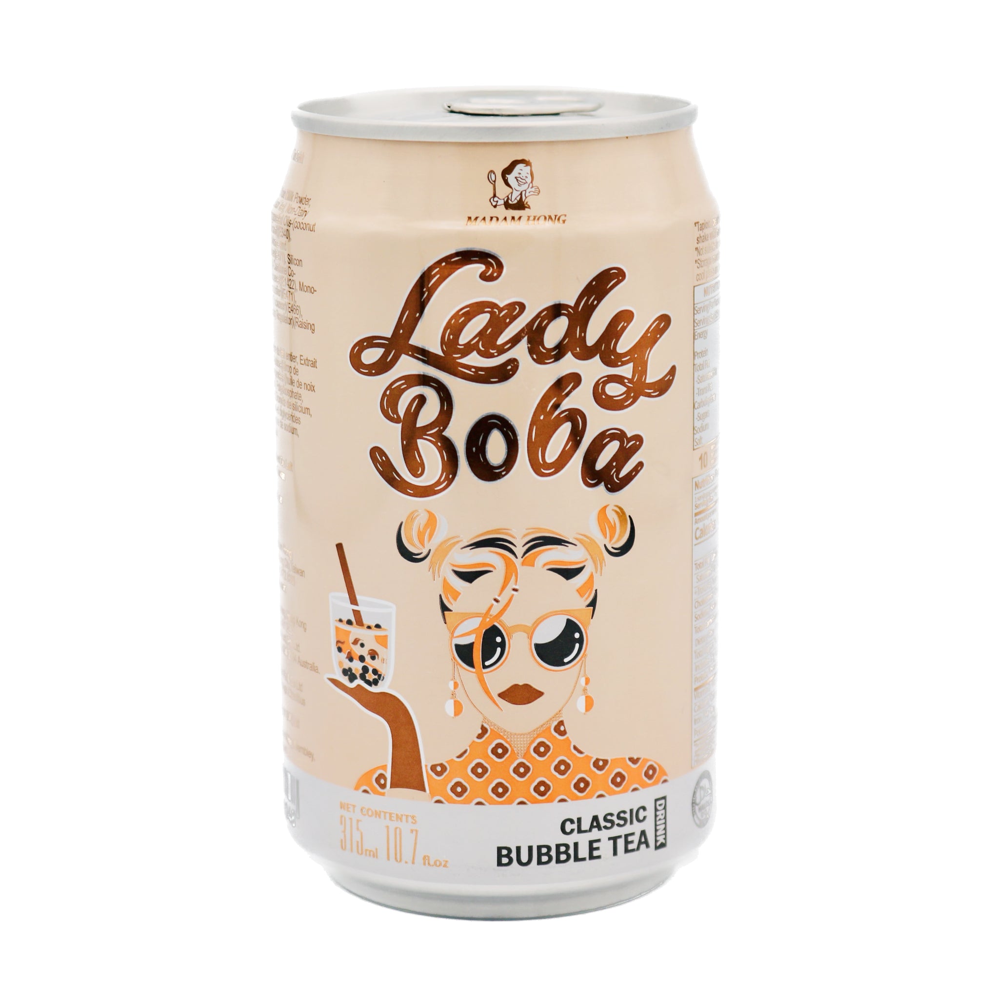 Madam Hong Lady Boba Classic Bubble Tea 315ml - Tuk Tuk Mart