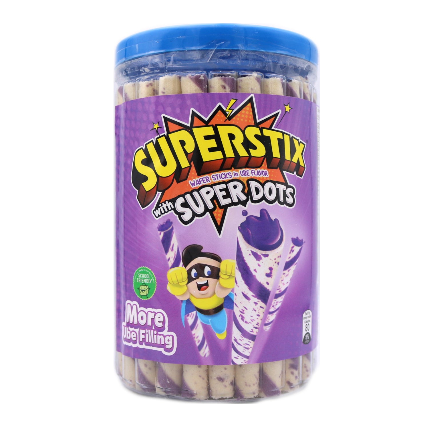 Super Stix Ube Flavour Wafer Sticks 324g - Tuk Tuk Mart