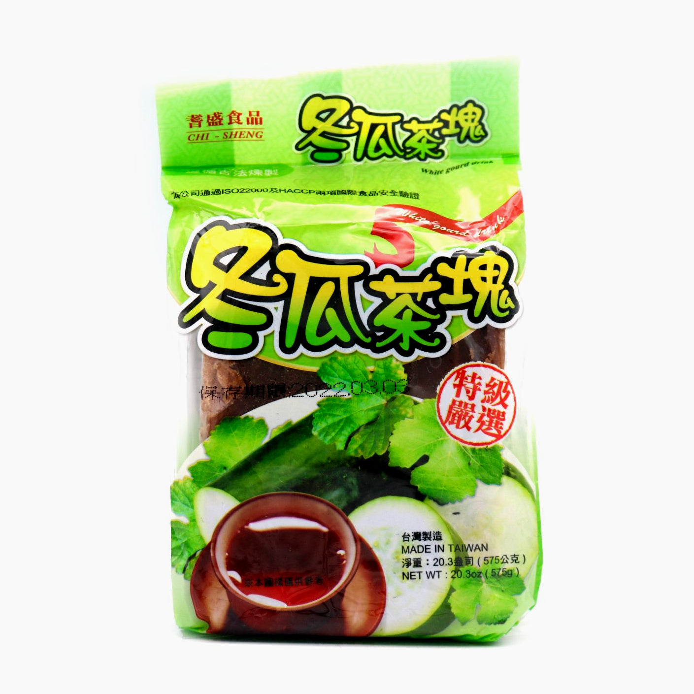 Wax Gourd Tea Sugar 耆盛冬瓜茶塊 575g - Tuk Tuk Mart