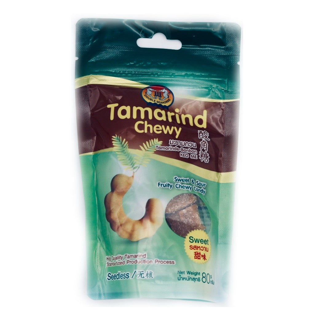 Tamarind Chewy Candy (Seedless) 酸角糖 80g - Tuk Tuk Mart